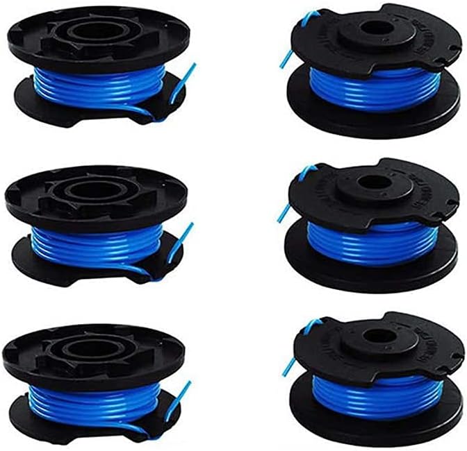 Hsthe Sea 6 Pack Strimmer Spool for Ryobi Trimmer Line Replacement Part ...