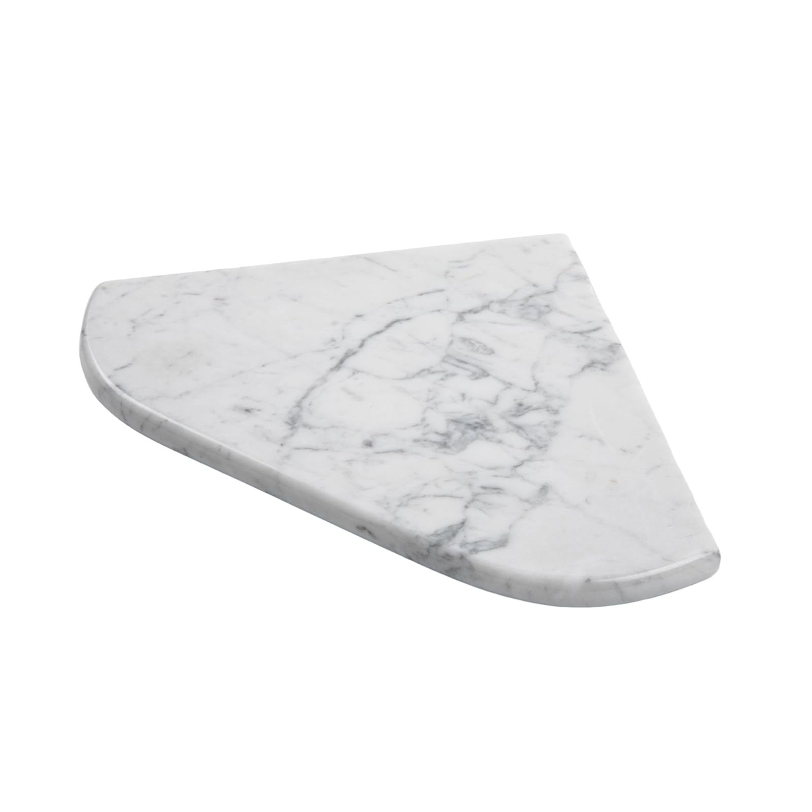 Amazon.com: Adolif Carrara White Marble Corner Shelf, 100% Natural ...