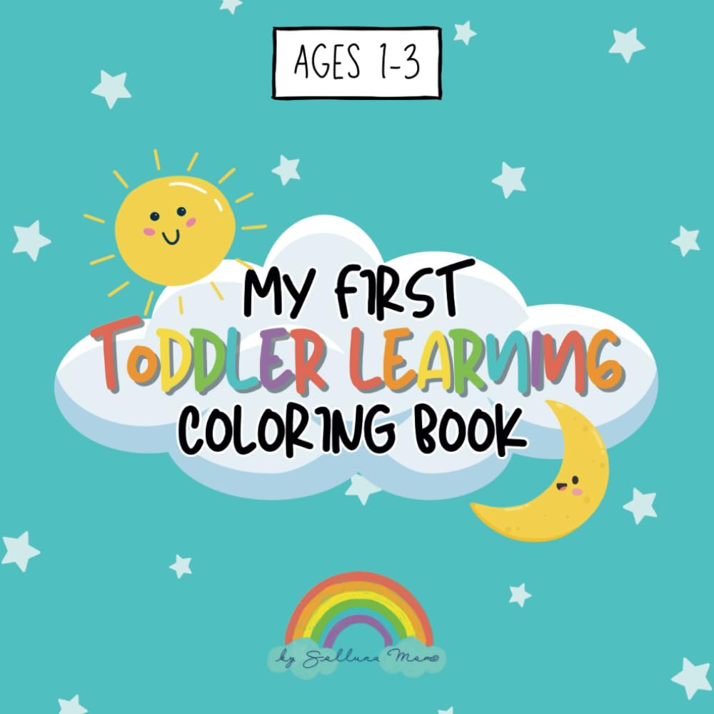 Amazon.com: My First Toddler Learning Coloring Book: Fun Coloring Pages ...