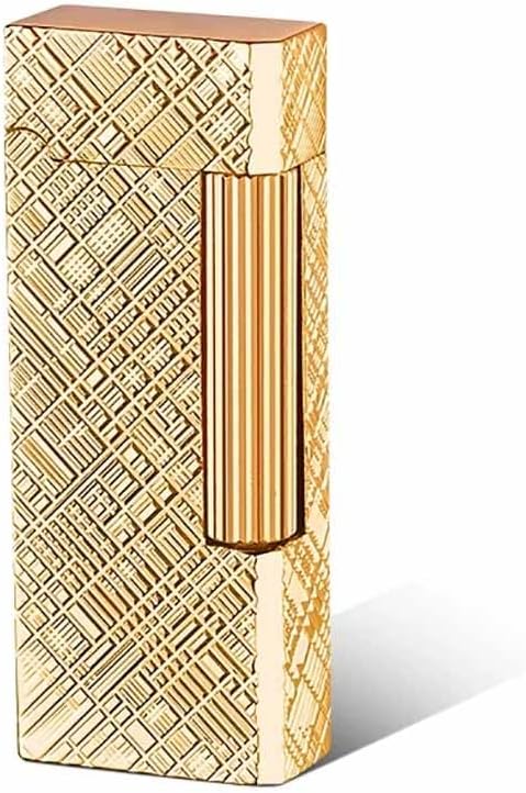 Amazon.com: Classic Butane Lighter Metal Side Slide Lgnition Refillable ...