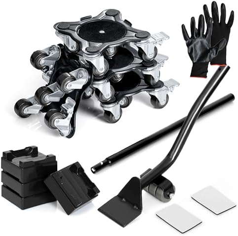 Furniture Lifter Easy to Move Slider 5 Piece Mobile Tool Set, Heavy ...