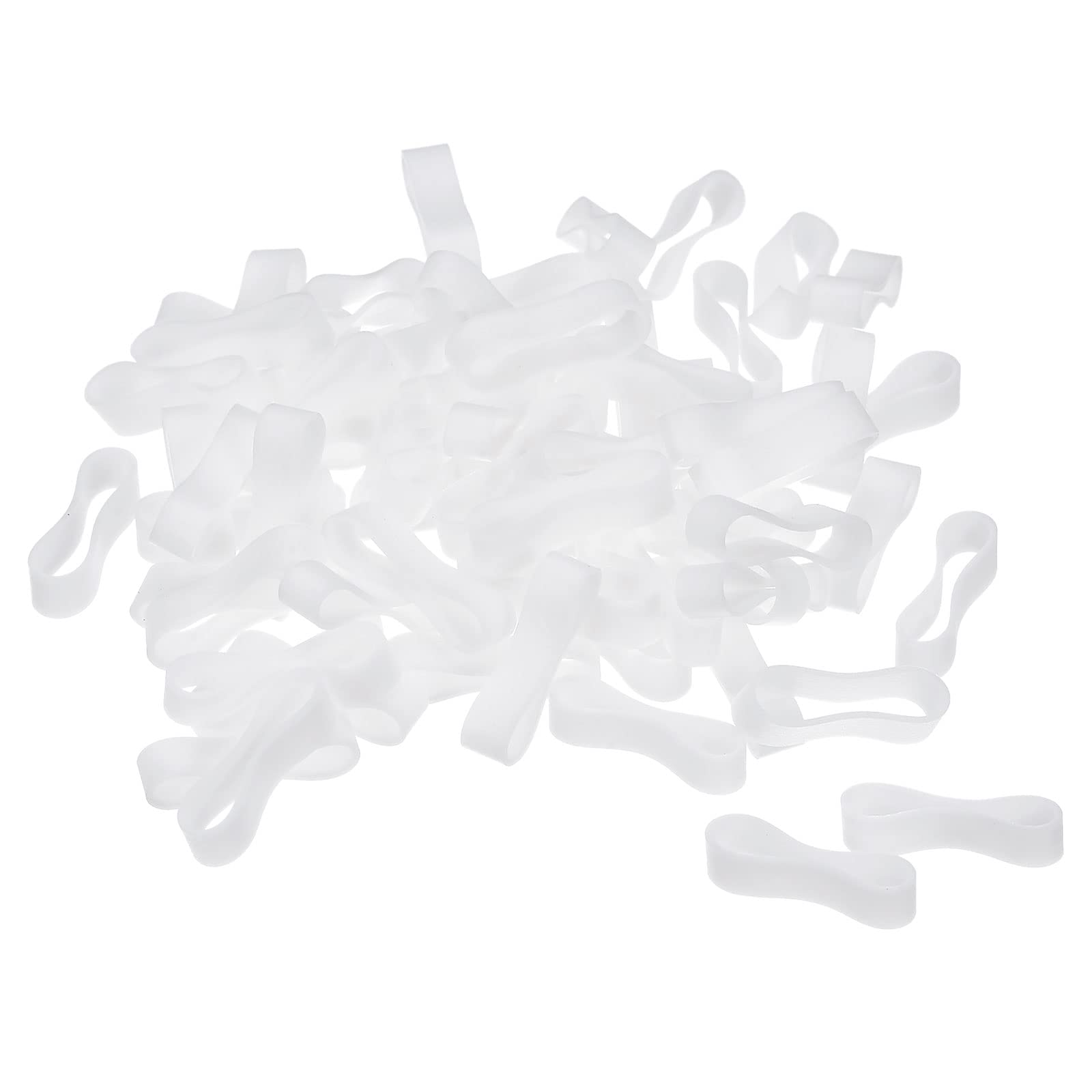 Amazon.com: MECCANIXITY Silicone Rubber Bands Rings 100Pcs Non-slip ...