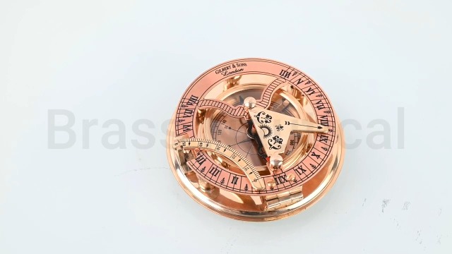 Watch Brass Nautical - Antique Brass & Copper Sundial Compass on Amazon ...