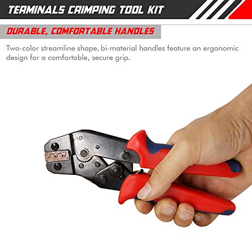 Buy Wire Terminals Crimping Tool Kit, Self-Adjusting Automatic ...