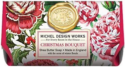 Amazon.com : Michel Design Works Large Bath Soap Bar, Christmas Bouquet : Beauty & Personal Care