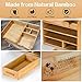 Amazon.com: Bamboo Desktop Organizer | Home Office Bamboo Desk Drawer ...