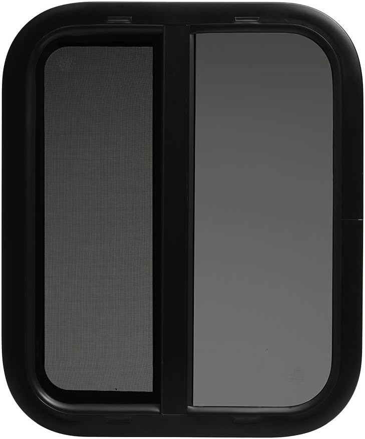 Amazon.com: ToughGrade Horizontal Sliding Black RV Window 18" X 22" X 1 ...