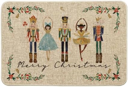 Amazon.com: Layhit 3 Pcs Watercolor Nutcrackers Merry Christmas ...