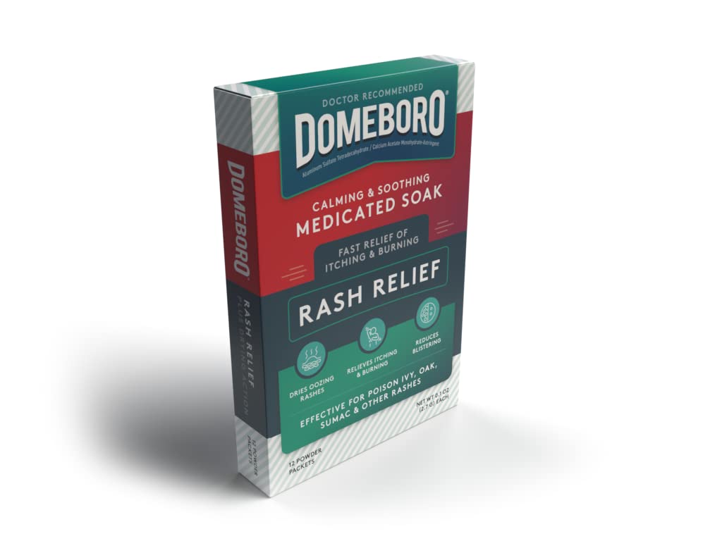 Buy Domeboro Medicated Soak (Burow’s Solution), 12 Count (Pack of 1 ...