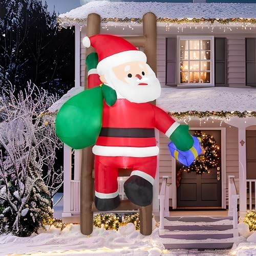 Amazon.com: Joiedomi 8 FT Hanging Christmas Inflatables Decoration ...