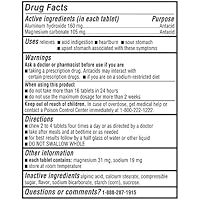 Amazon.com: Equate Extra Strength Chewable Antacid Tablets, Original ...