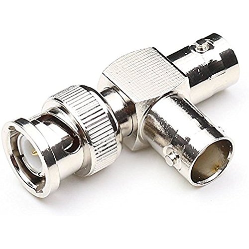 Amazon.com: 3 Way T Type BNC Male to 2 BNC Female Adapter BNC Triple ...
