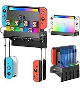 Amazon.com: RGB Switch Wall Mount Kit for Nintendo Switch OLED, Dock ...
