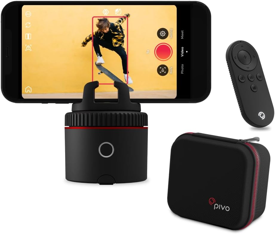 Amazon.com: Pivo Influencer Auto Face Tracking Smart Phone Holder ...