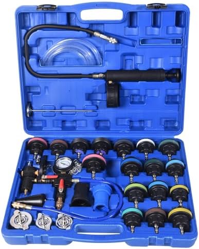 Holdfiturn 18pcs Coolant Pressure Tester Kit Radiator Pressure Tester ...