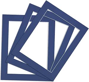 Procut Global Pack of 3 12x10 Blue Picture Mounts to Fit 10x8 Photo ...