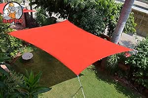 HIPPO Shade Sail 9.5 x 13 ft 180 GSM Sun Shade 90% UV Block for Canopy ...