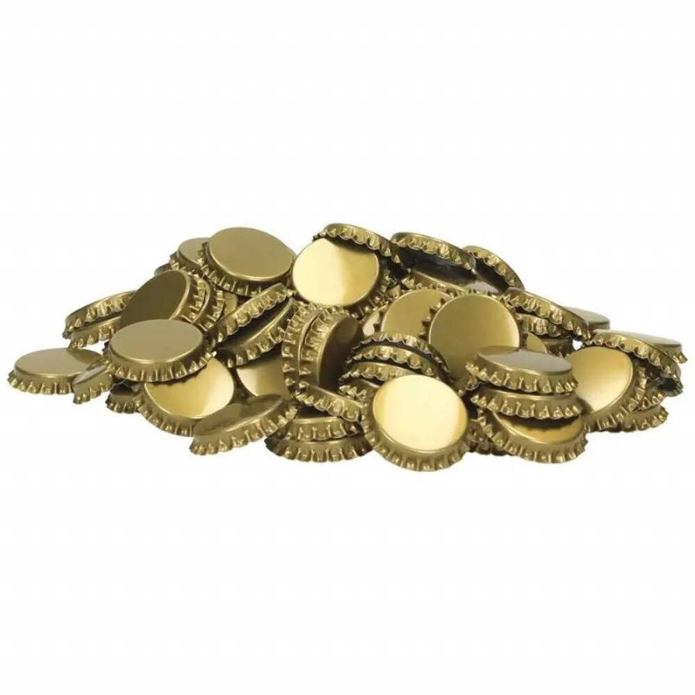 Amazon.com: 29mm Champagne and European Bottle Caps - 100-Count: Beer ...