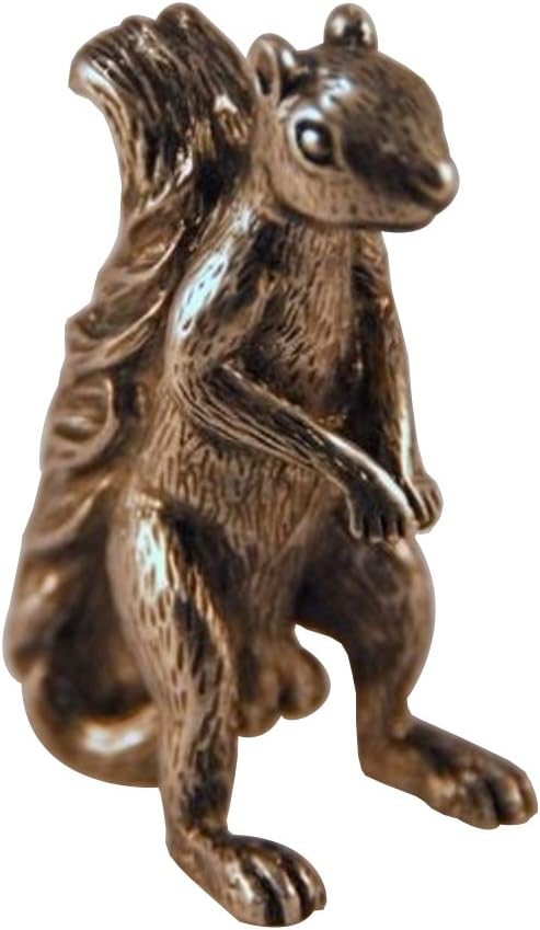 Amazon.com: Squirrel Poker Figurine Protect Your Nuts (Antique Silver ...