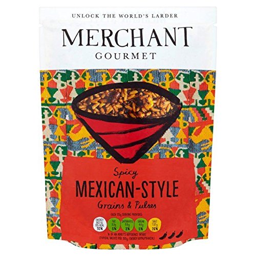 Amazon.com : Merchant Gourmet Mexican Inspired Grains - 250g (0.55lbs ...