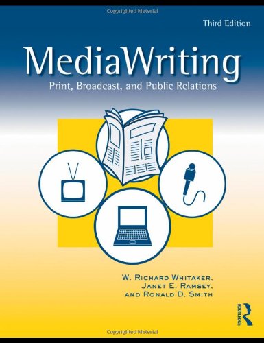 MediaWriting: Print, Broadcast, and Public Relations: Amazon.co.uk ...