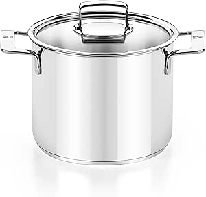 Amazon.com: BRA Signature 5.2-qt. (5 L) Non-Stick Stainless Steel Stock ...