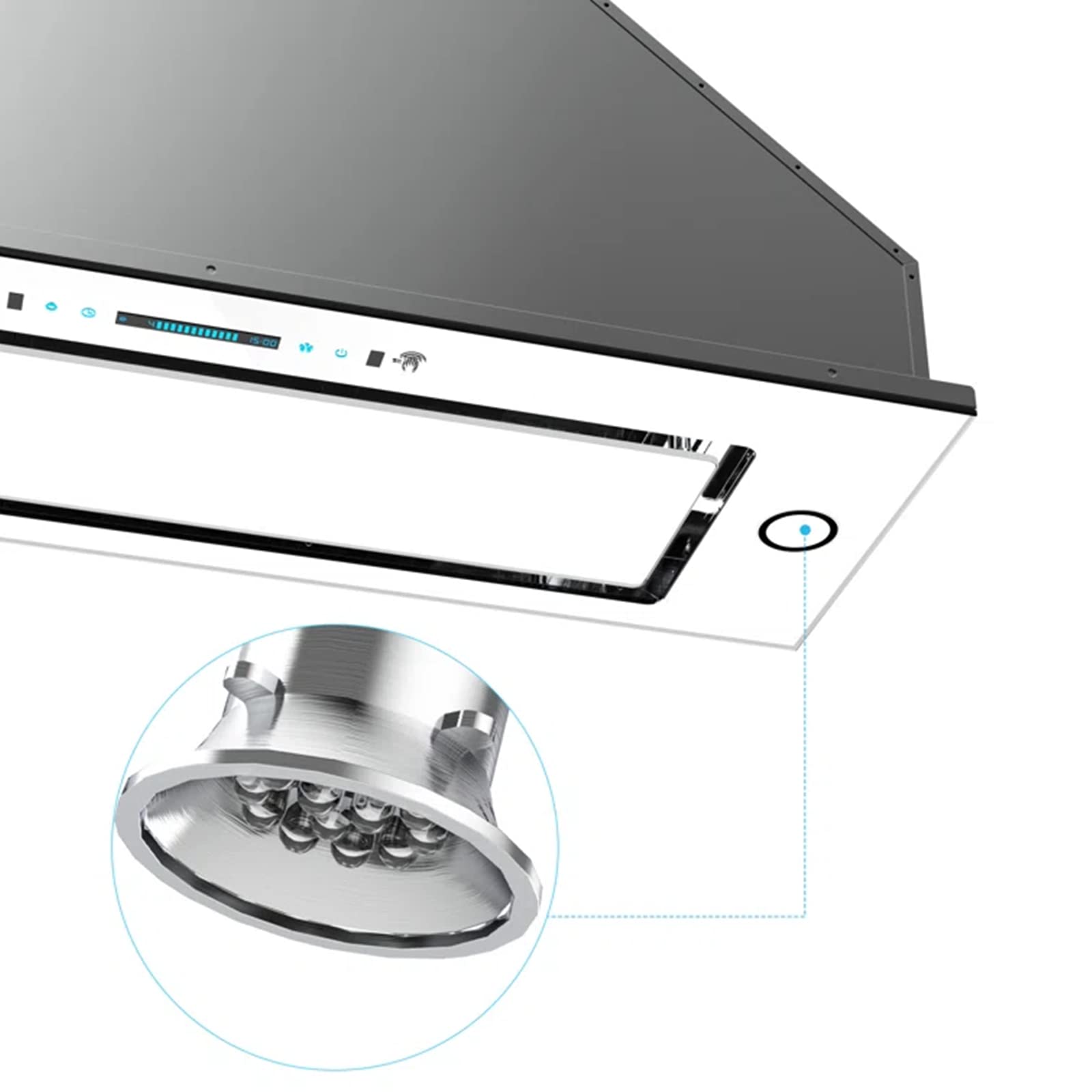 IKTCH New 30" Range Hood Insert, 900 CFM Ducted/Ductless Range Hood ...