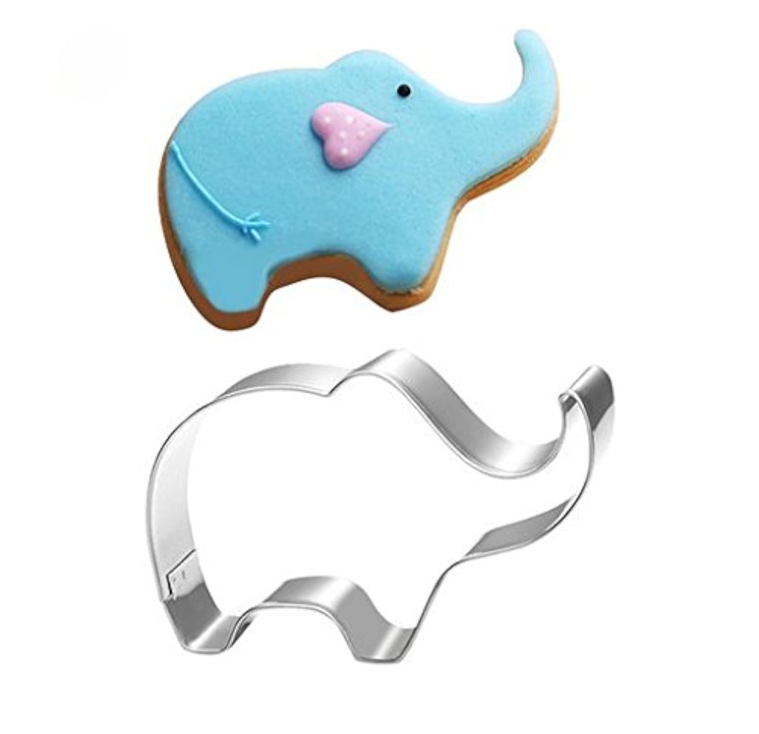 Amazon.com: WOTOY Animal Elephant Biscuit Cookie Cutter - Stainless ...