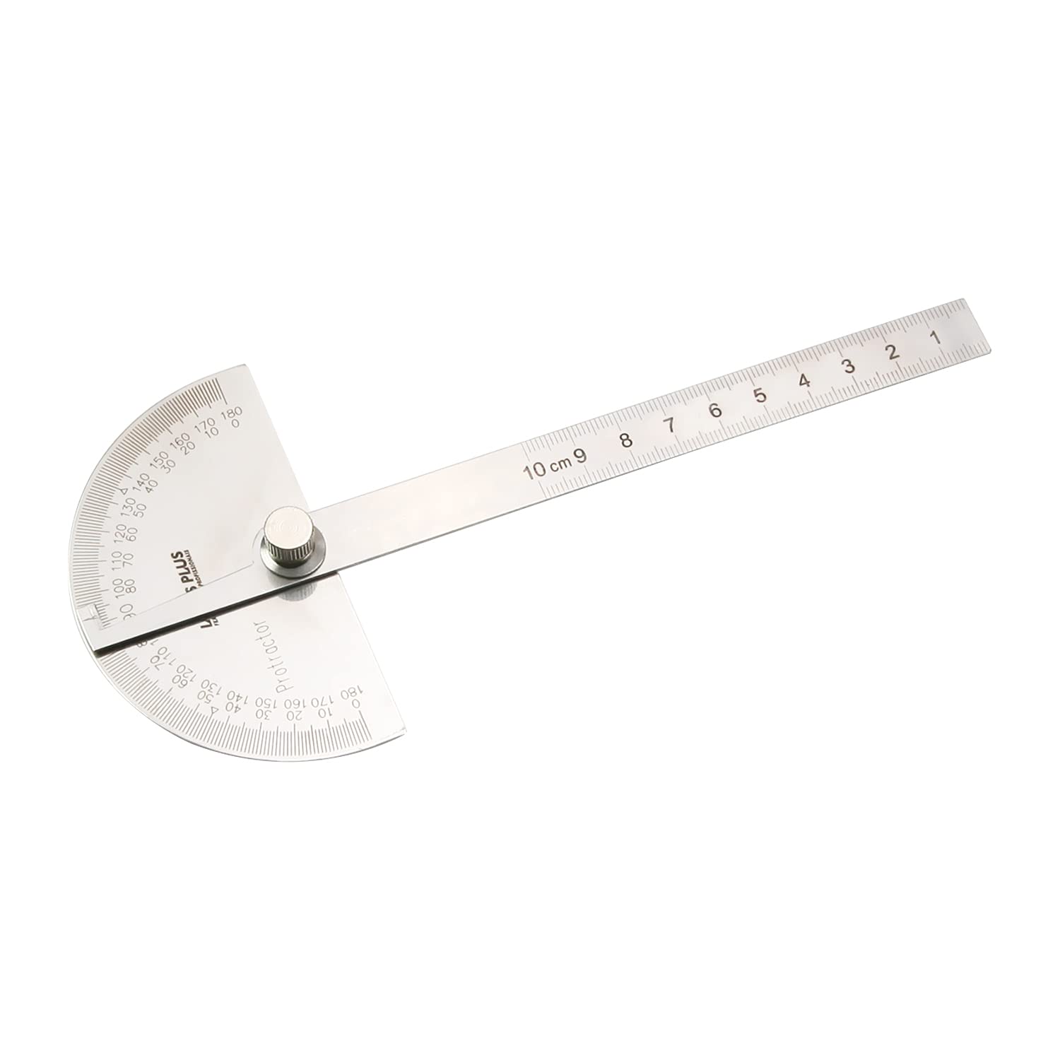 Buy Utoolmart Anger Finder le Type 10cm Stainless Steel Protractor ...
