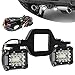 Tow Hitch LED Lights with Harness, EBESTauto 4 Inch Hitch LED Work ...