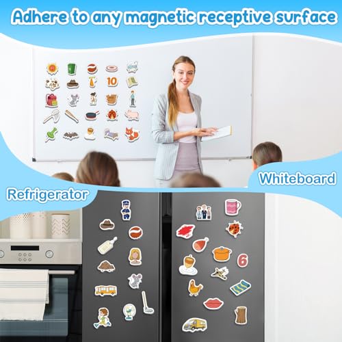 Snapklik.com : CVC Word Games, Phonics Games, 50 Foam Objects Fridge ...
