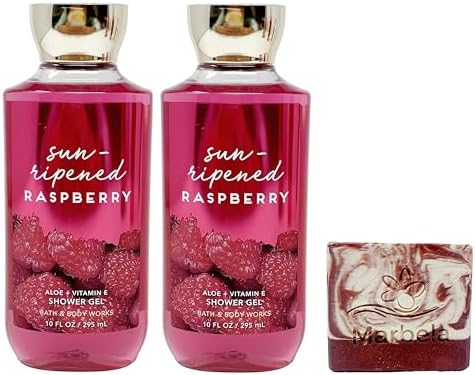 Amazon.com : Bath & Body Works Sun-Ripened Raspberry - Pack of 2 ...