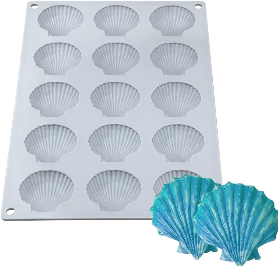 Amazon.com: Large Sea Shell Chocolate Candy Mold Candy Making 164 ...
