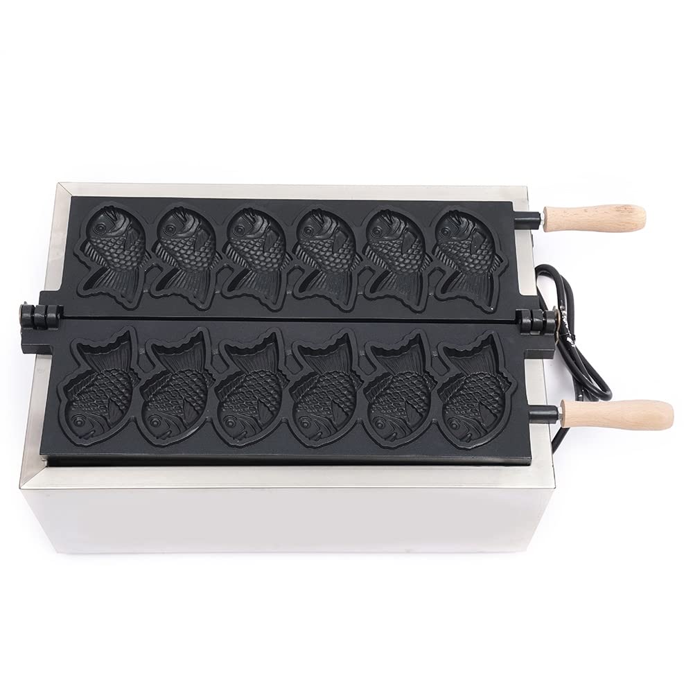 Amazon.com: Electric Waffle Maker Machine Electric Fish Shaped Taiyaki ...
