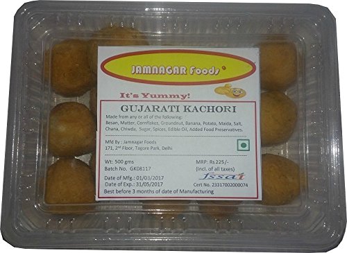 JAMNAGAR FOODS Gujarati Kachori (500gm) : Amazon.in: Grocery & Gourmet ...