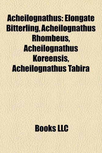 Acheilognathus: Elongate Bitterling, Ach : Llc, Books: Amazon.es: Libros