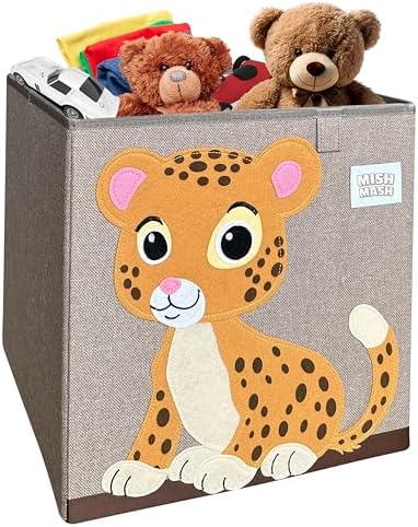 MISHMASH Foldable Toy Basket – Collapsible Storage Box for Children ...