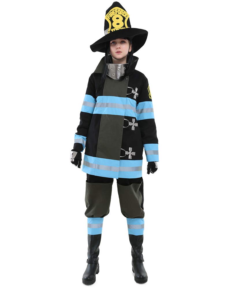 Cosplay Fm Unisex Anime Cosplay Costume Fireman Uniform For Fire ...