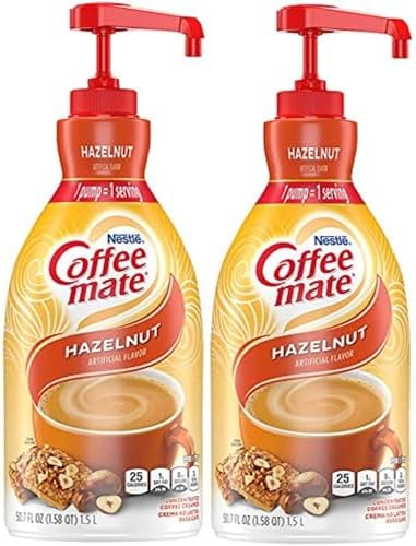 Amazon.com : Nestle Coffee mate Coffee Creamer, Hazelnut, Concentrated ...