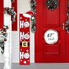 Amazon.com: HOMCDALY Christmas Welcome Sign for Front Porch, Wooden ...