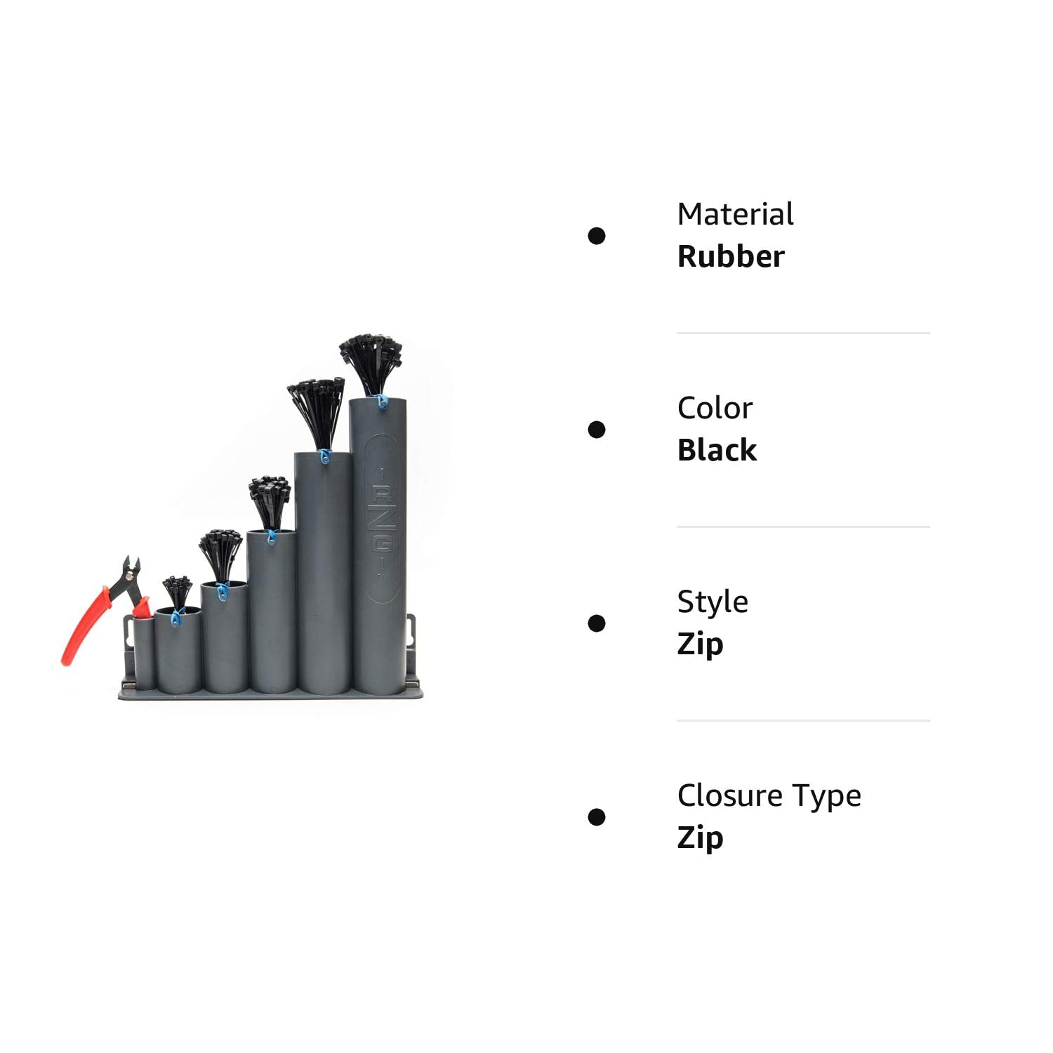 Magnetic Zip Tie Holder Ready-Zip-Go Magnetic Cable Tie Organizer ...
