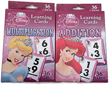 Disney Princess Math Flash Cards Super Set | Grades 1 to 3| 2 Learning ...