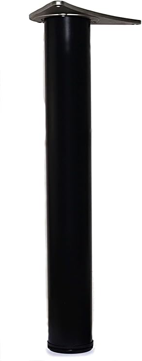 4 x 710mm Adjustable Black Breakfast Bar Worktop Support Table Leg 60mm ...