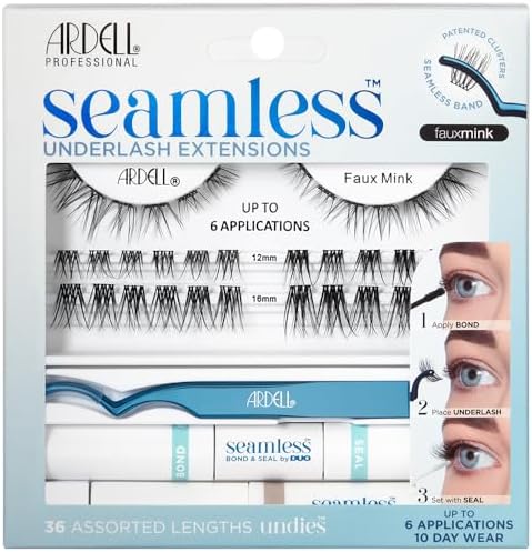 Amazon.com : Ardell Seamless Eyelash Extension Kit, Faux Mink ...