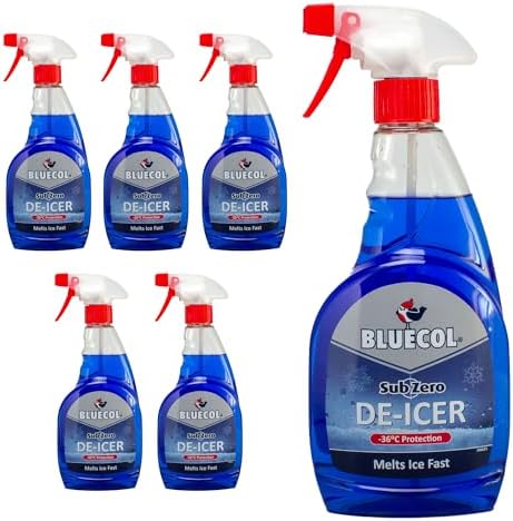 Bluecol BLD500 Sub Zero De-Icer Trigger Fast Ice Melt 500ml x 6 ...
