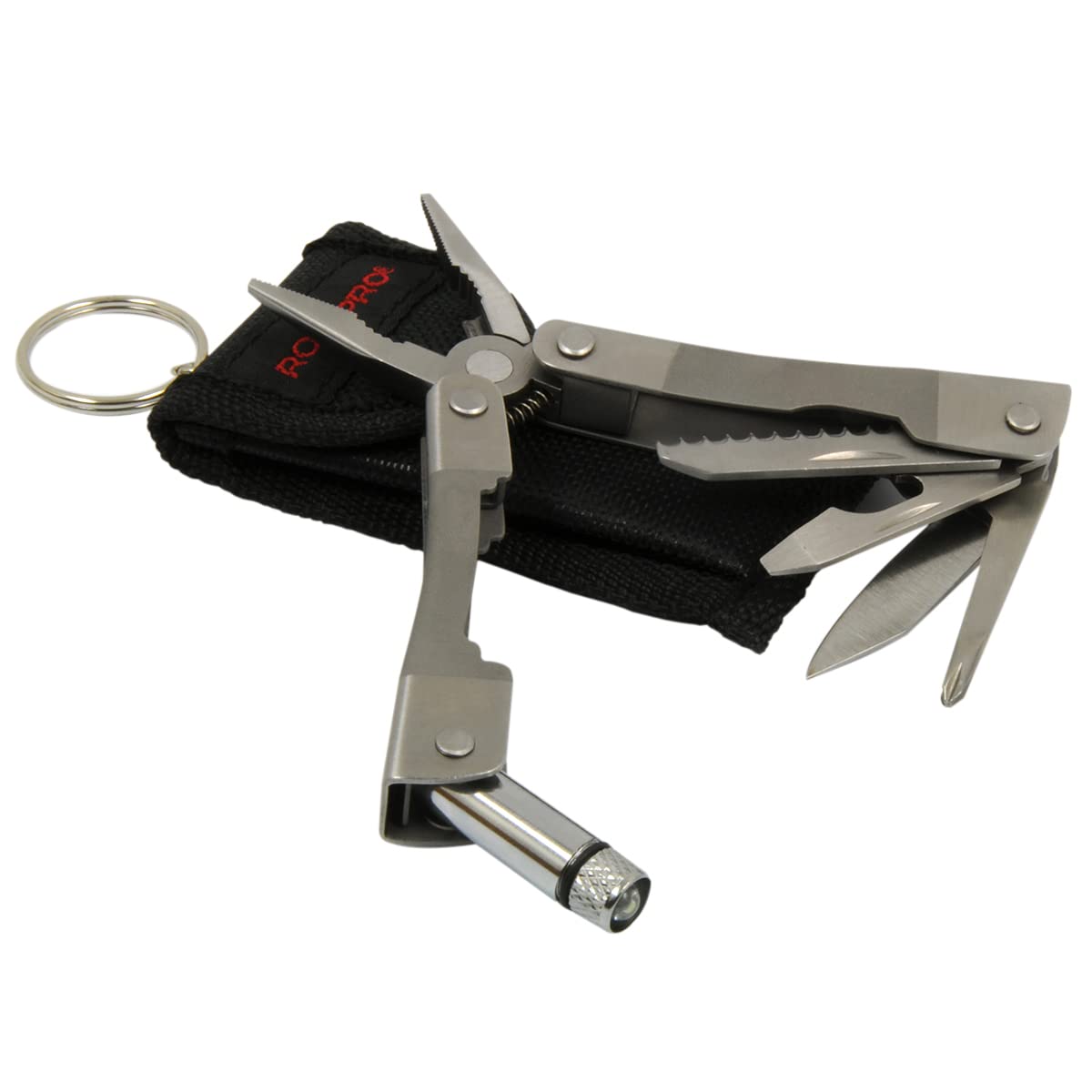 Amazon.com: RoadPro SST-19126 8-in-1 Micro Pliers with LED Flashlight ...