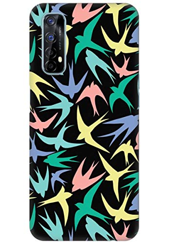 AMEZ Colourful Birds Abstract Printed Back Cover Phone Case for Realme ...