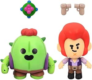 Brawl Stars Spike & Colt Pistols Cactus Fighters Brawler Action Figure ...