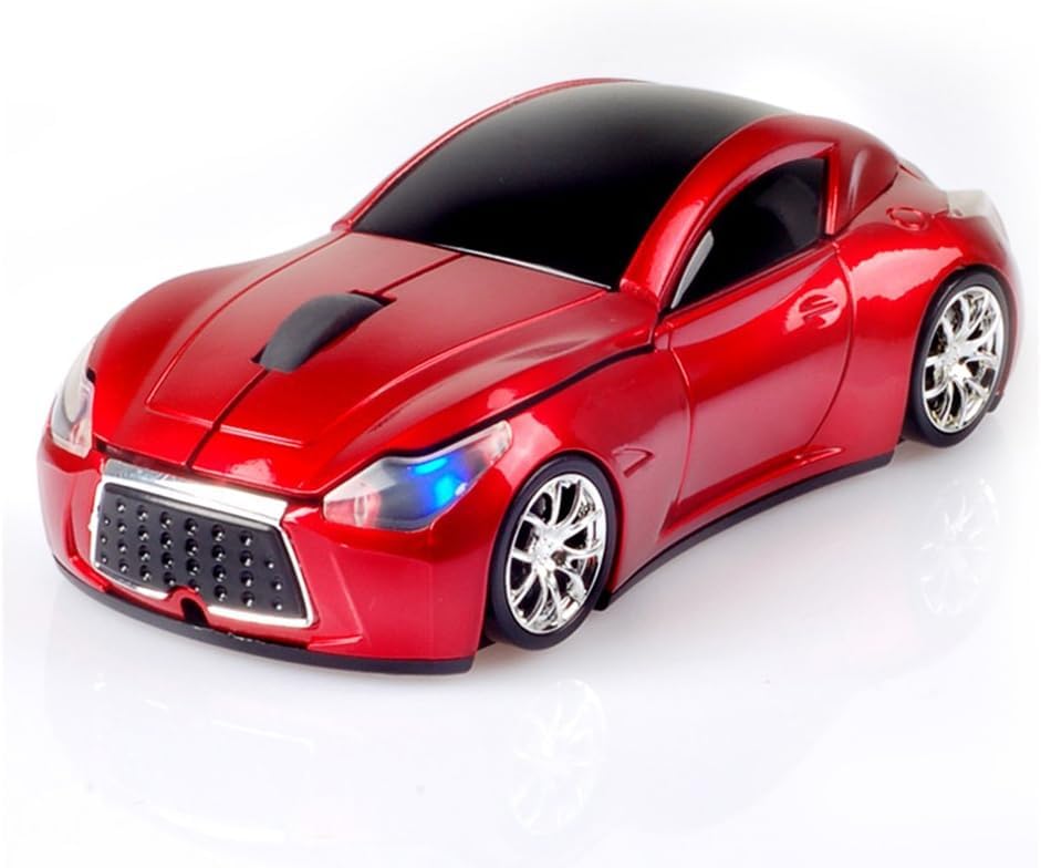 UrChoiceLtd 2.4GHz Wireless Sports Car Mouse Optical Ergonomic Design ...