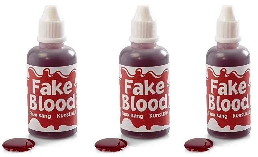 CREZYSKY Fake Blood, Fake Blood for Prank and Hallowin, Create Spooky ...